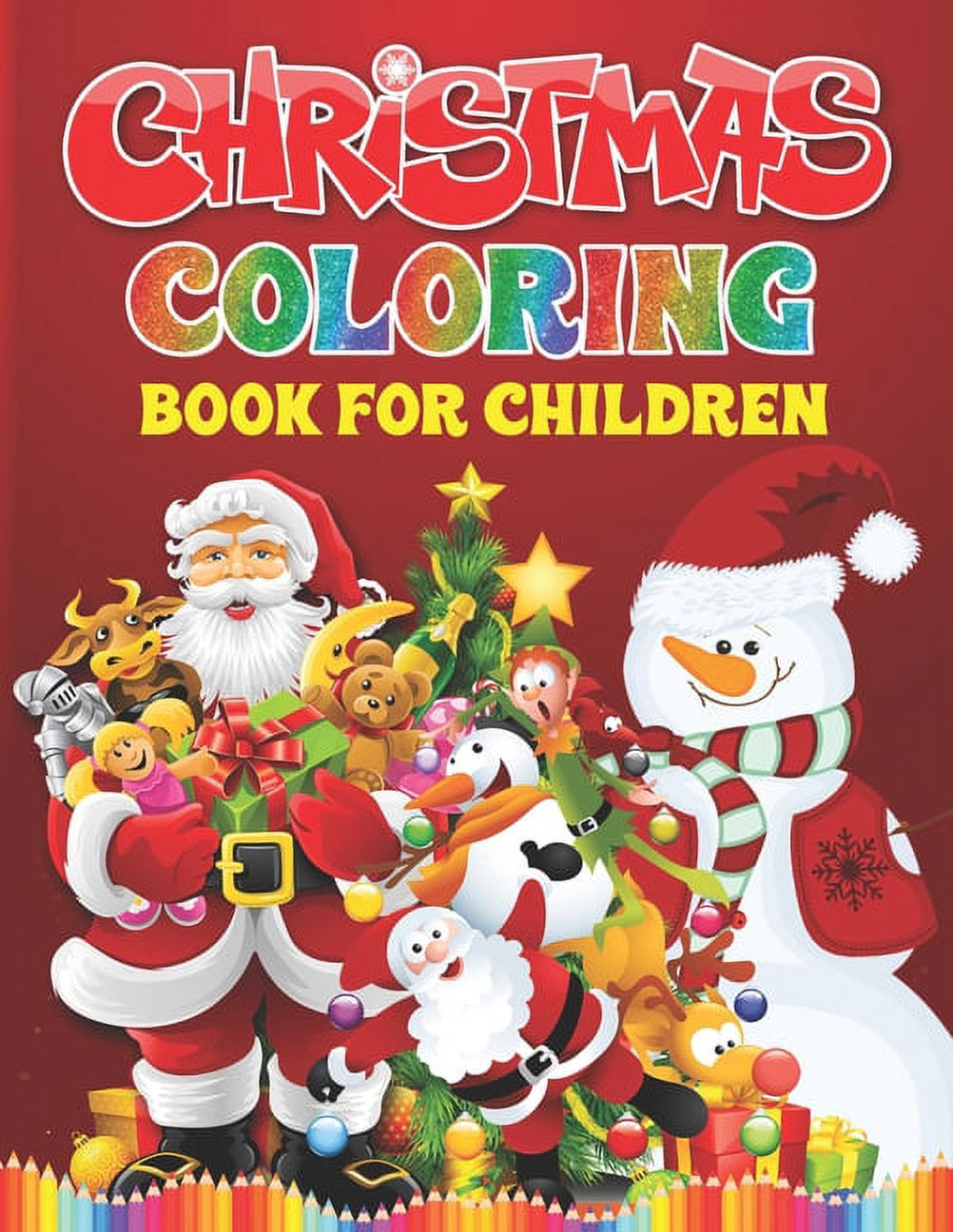 Christmas Coloring Book For Children: Christmas Present For Kids And ...