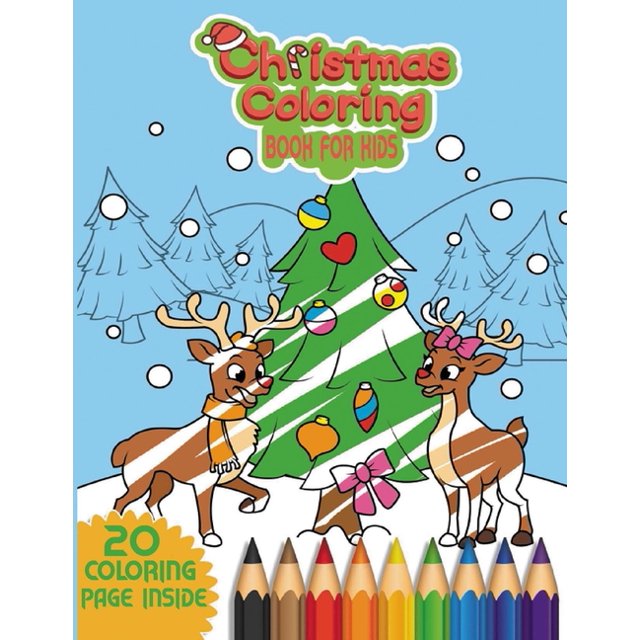 Christmas Coloring Book For Kids : A Creative Funny and Cute Santa ...