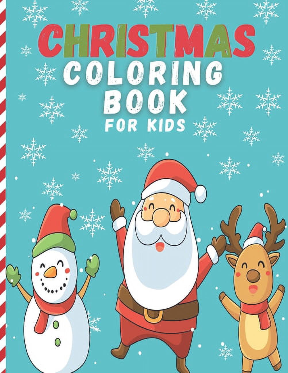 Christmas Coloring Book For Kids : Easy and Cute Christmas Holiday ...