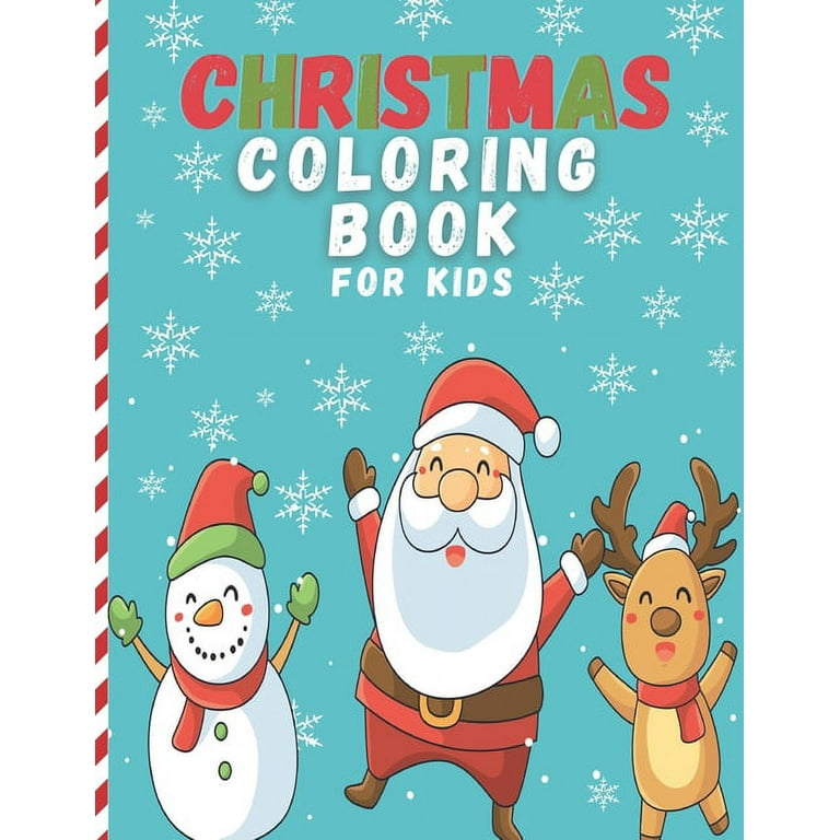 easy coloring pages christmas