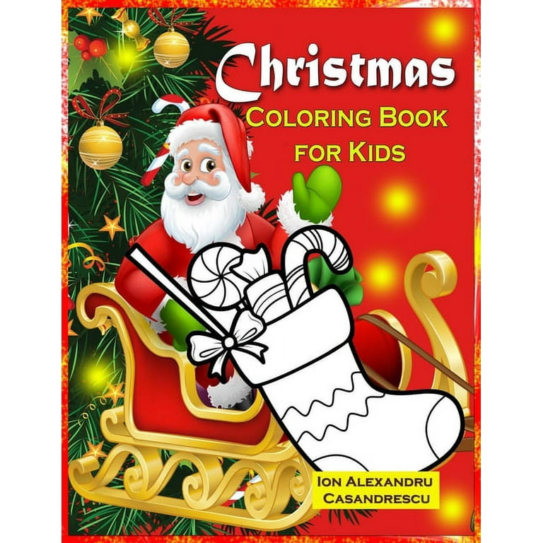 christmas tree coloring pages with presents