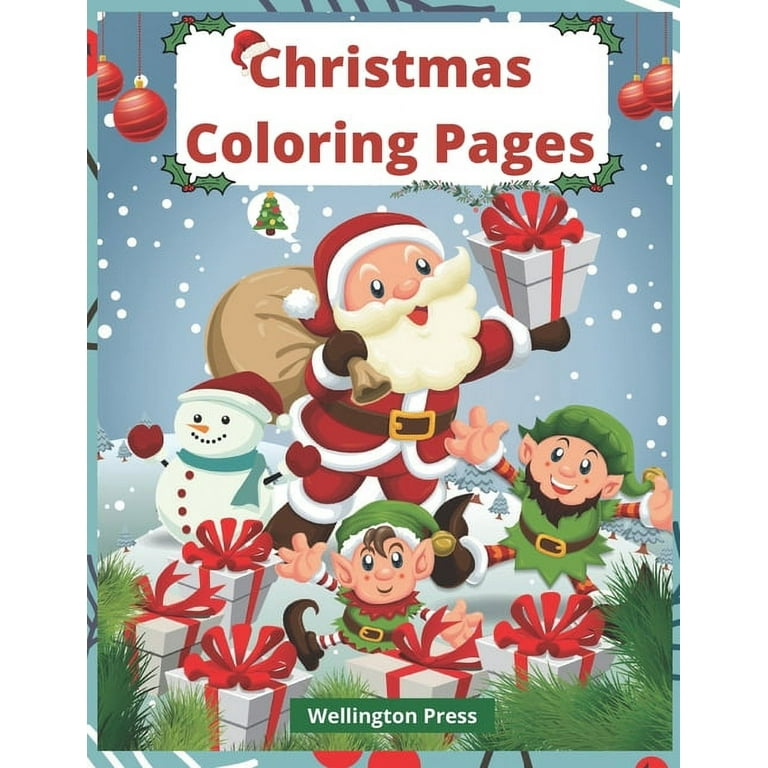 christmas abc coloring book