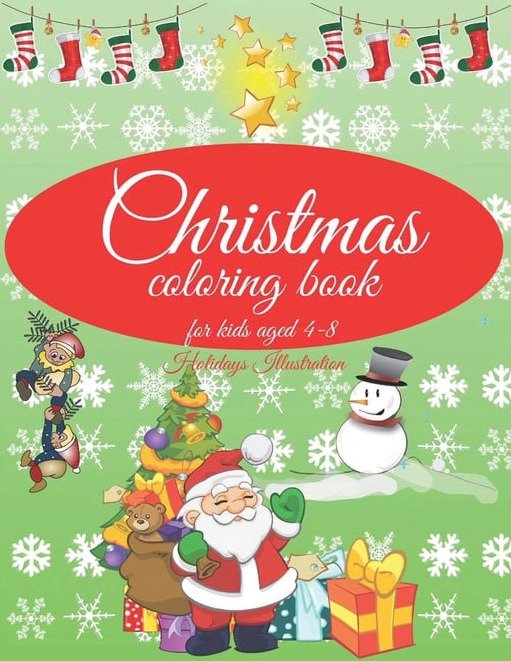 Christmas Coloring book : Charming Coloring Book for Children 4-8 Years ...