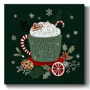 Dasher Christmas Wagon - Holiday Wall Decor x20 Canvas Print - Walmart.com