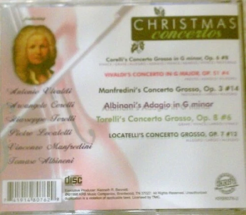 Christmas Concertos - Music CD - - - KRB - Very Good - Audio CD - 1 ...