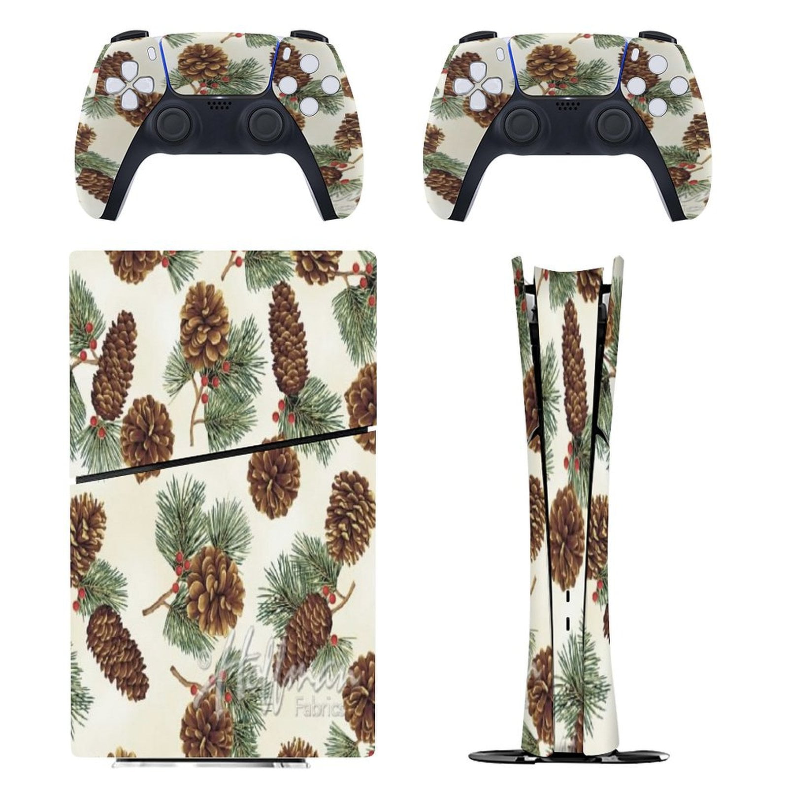 Christmas Cone Branches PS5/PS5 Pro/PS5 Slim Digital Disc Skin Sticker ...