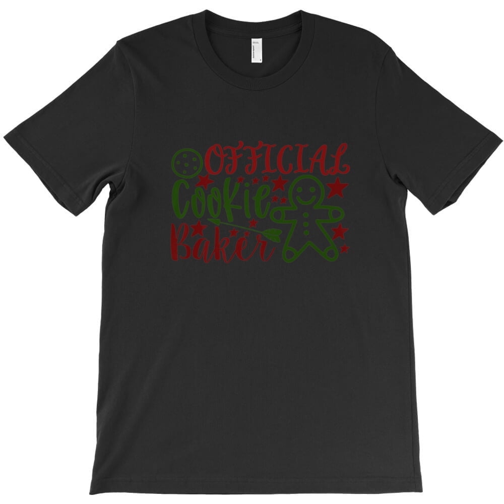 Christmas Cookie Baker Funny Holiday Baking Team Graphic H39194 Unisex T-Shirt, Up to 5XL ...