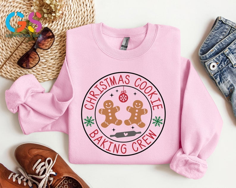 Christmas Cookie Baking Crew , Christmas Cookie Baking Crewneck ...