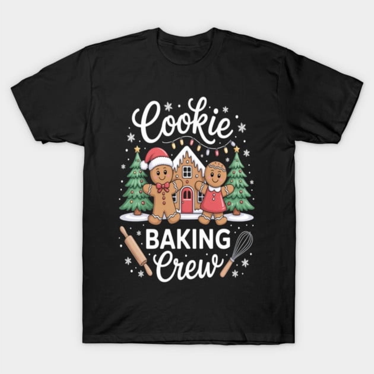 Christmas Cookie Baking Crew Family Funny Holiday Matching Graphic ...