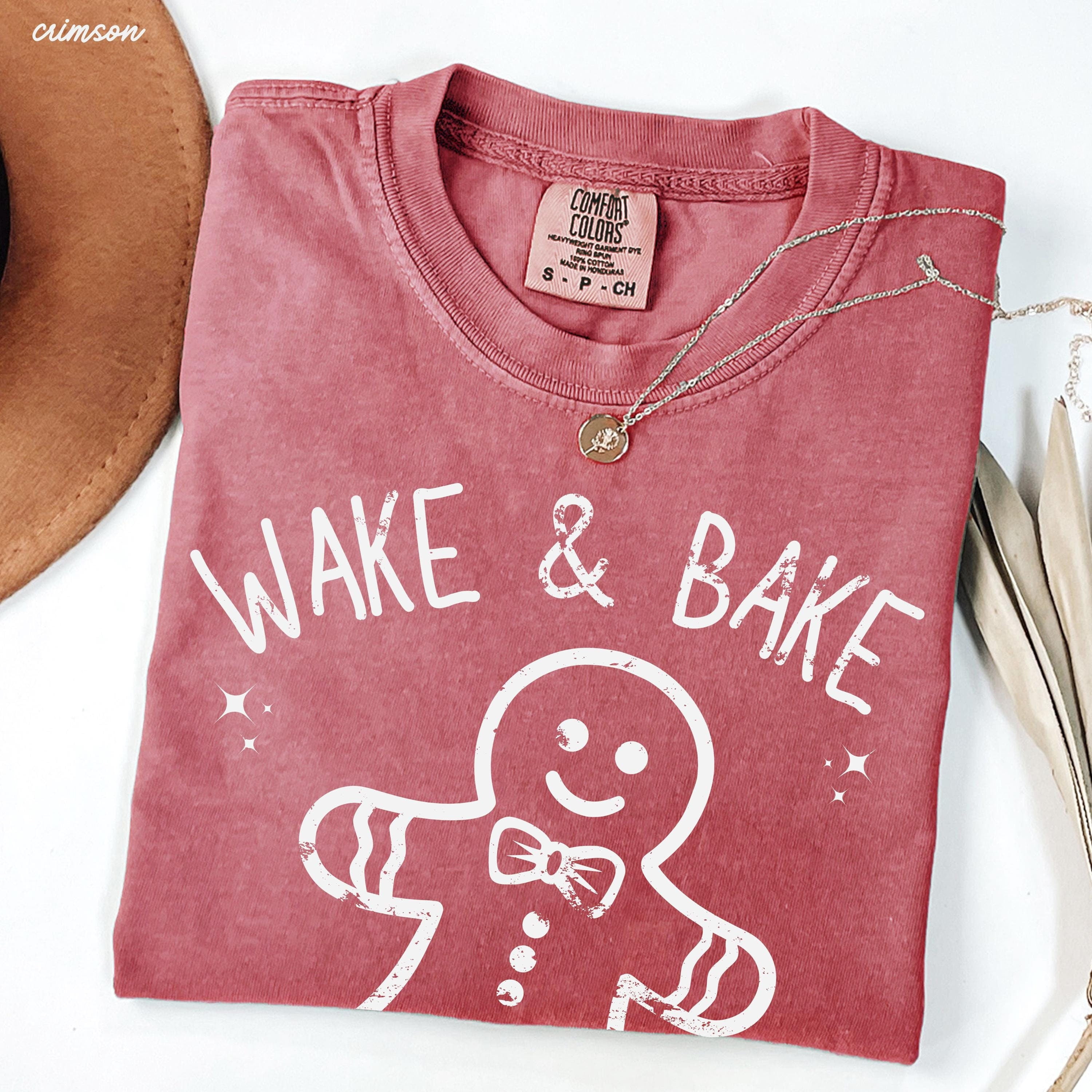 Christmas Cookie Baking Wake and Bake Gingerbread Shirt Cute Shirt ...