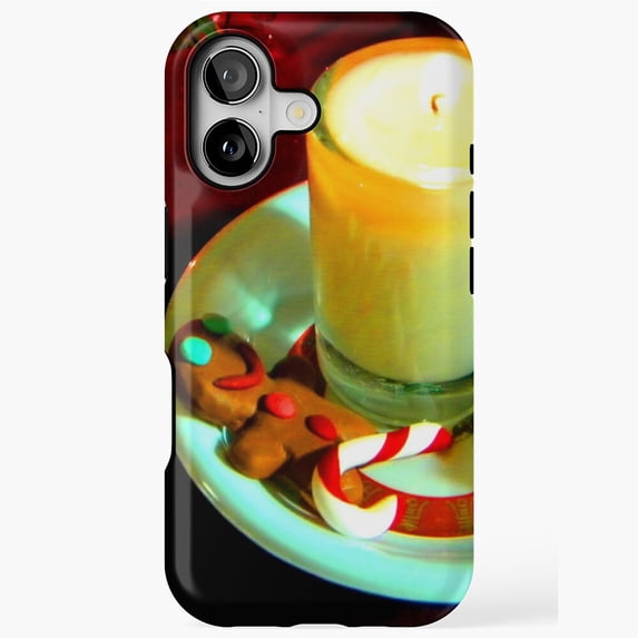 Christmas Cookie Candle VII Design Phone Case with iPhone 17 to 11 Pro ...