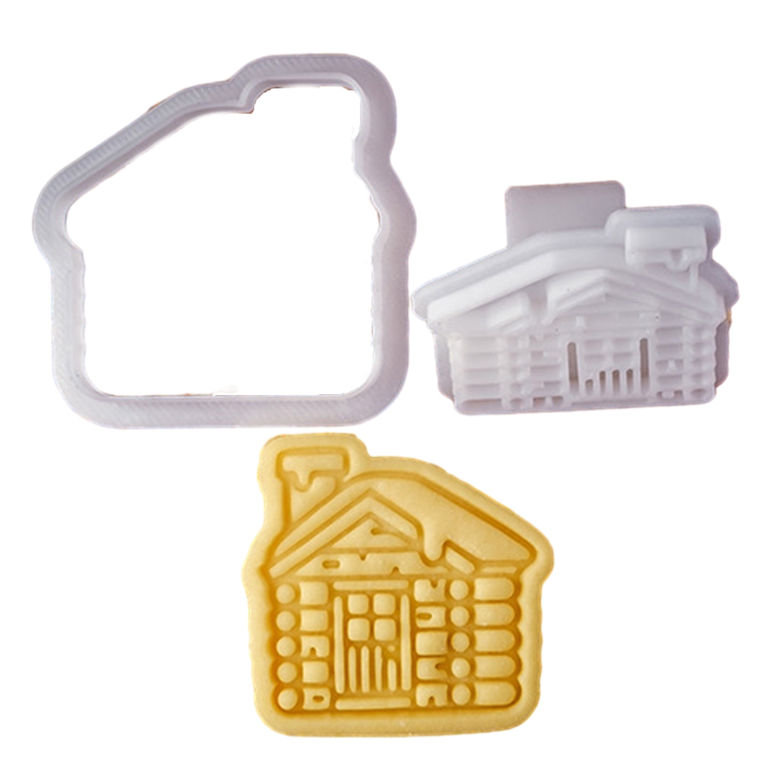 Christmas Cookie Christmas Themed Biscuit Molds Baking Plastic Cookie ...