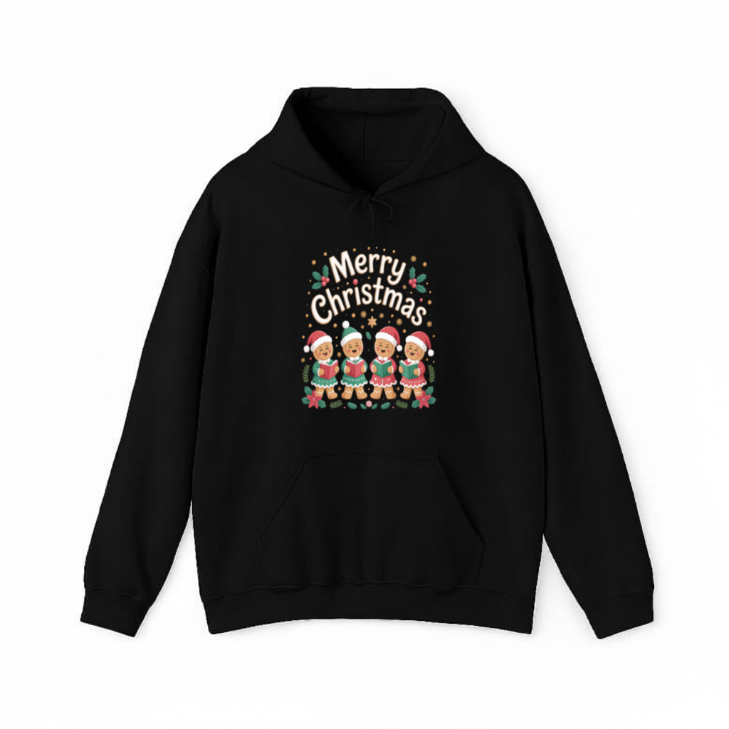Christmas Cookie Gingerbread Art Cozy Winter Baking Style Hoodie Shirt ...