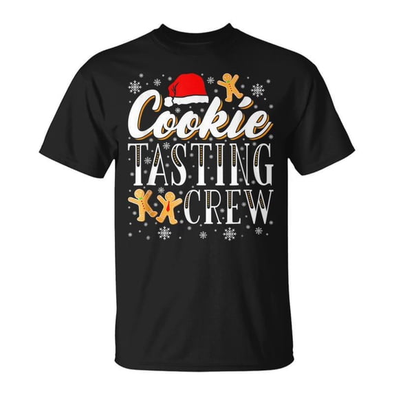 Christmas Cookie Tasting Crew Tshirt - Walmart.com