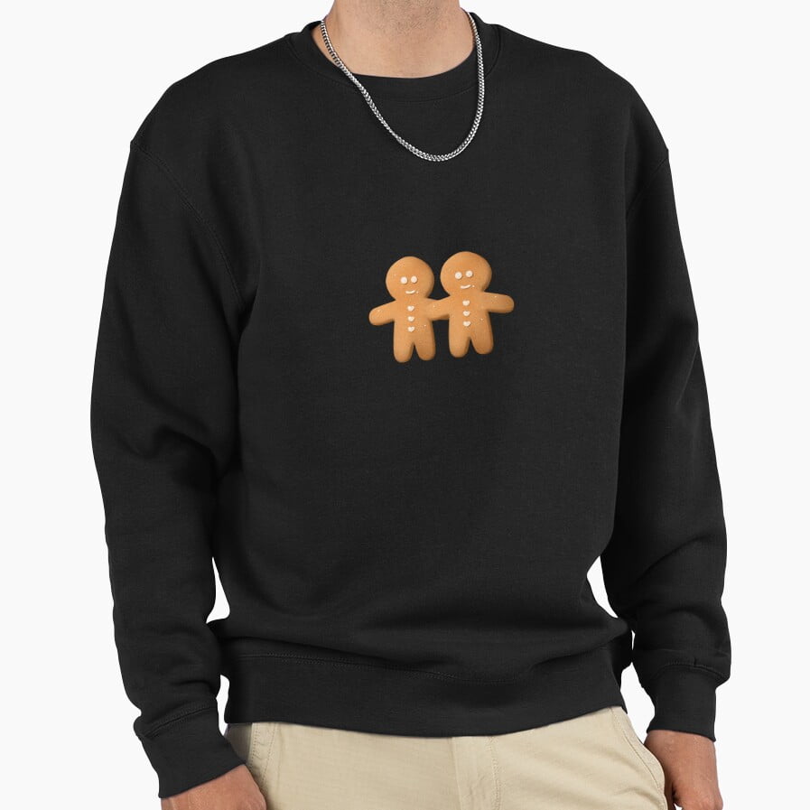 Christmas Cookies Gingerbread Holiday Graphic Unisex Sweatshirt Retro ...