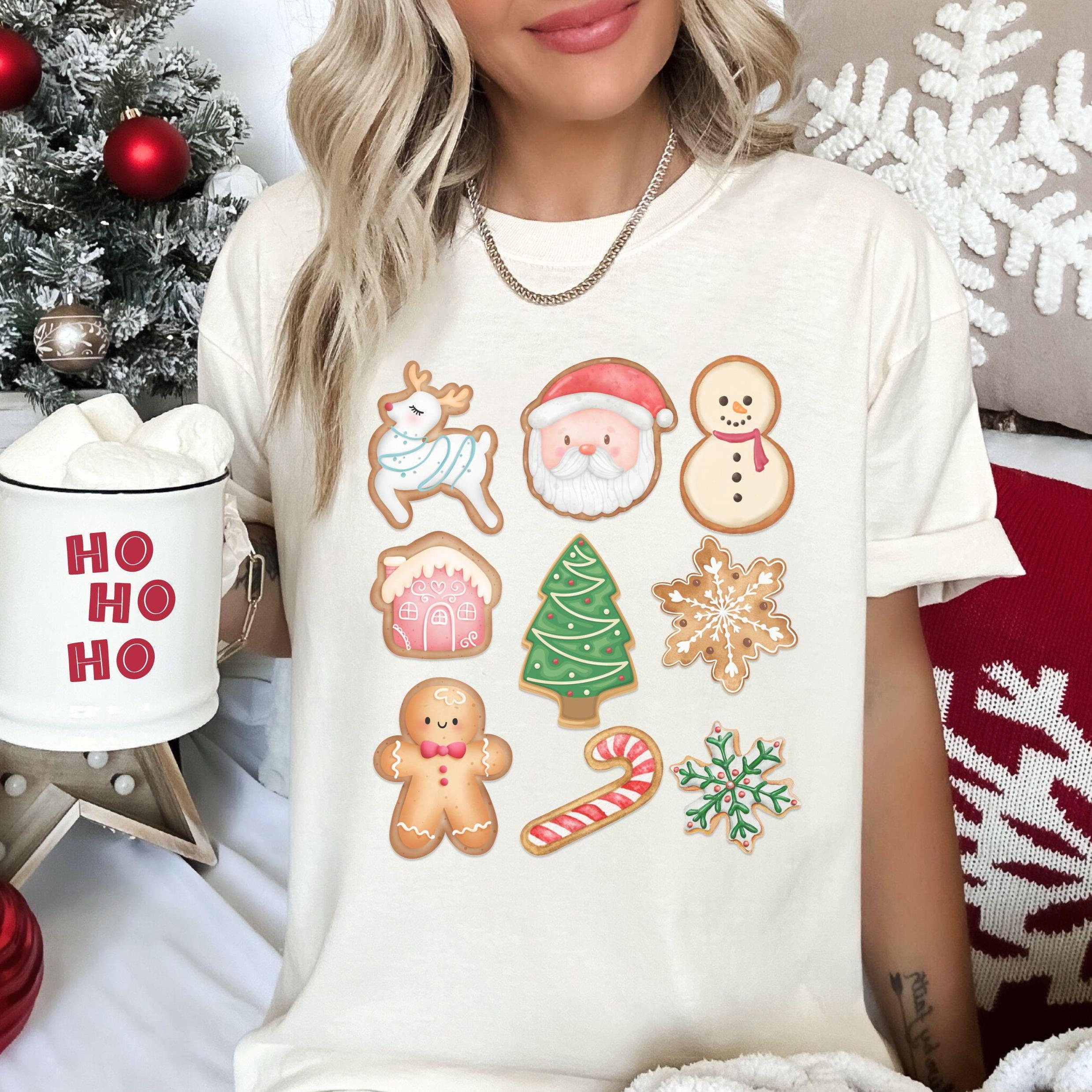 Christmas Cookies, Gingerbread Shirt, Cute Christmas Shirt, Merry ...