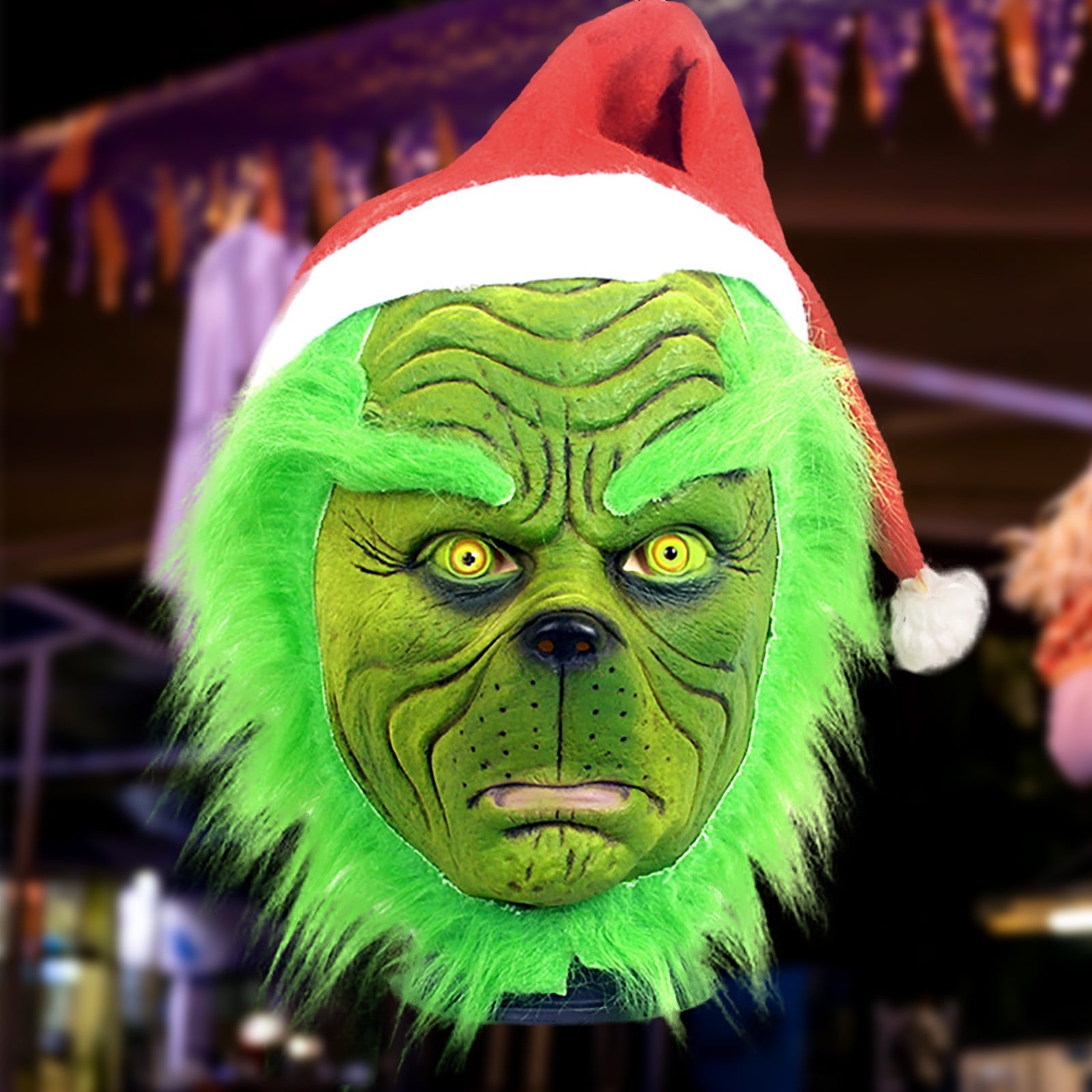 Christmas Cosplay Accessories, Grinch Christmas Latex Accessories for ...