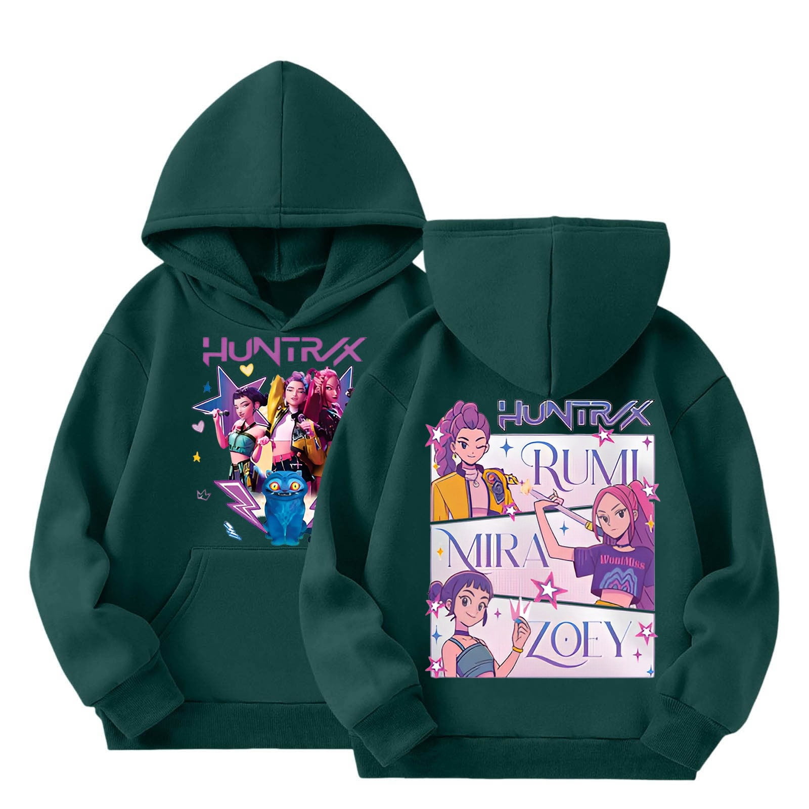 Christmas Costumes Anime Character Prints Cute Clothing Cozy Fleece ...