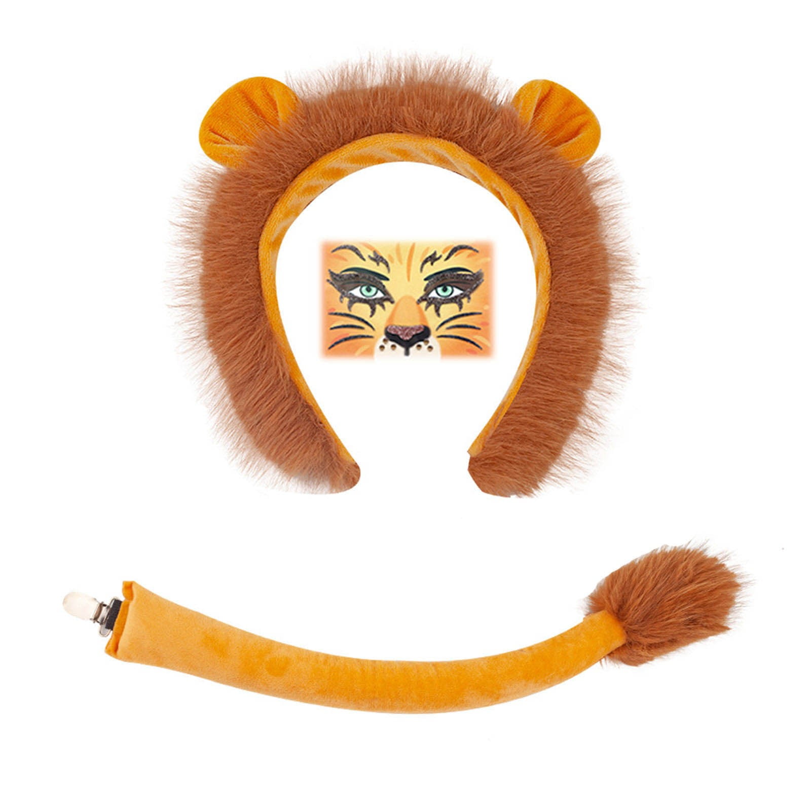 Christmas Costumes for Women Cartoon For Kids With Ears Headband Face ...