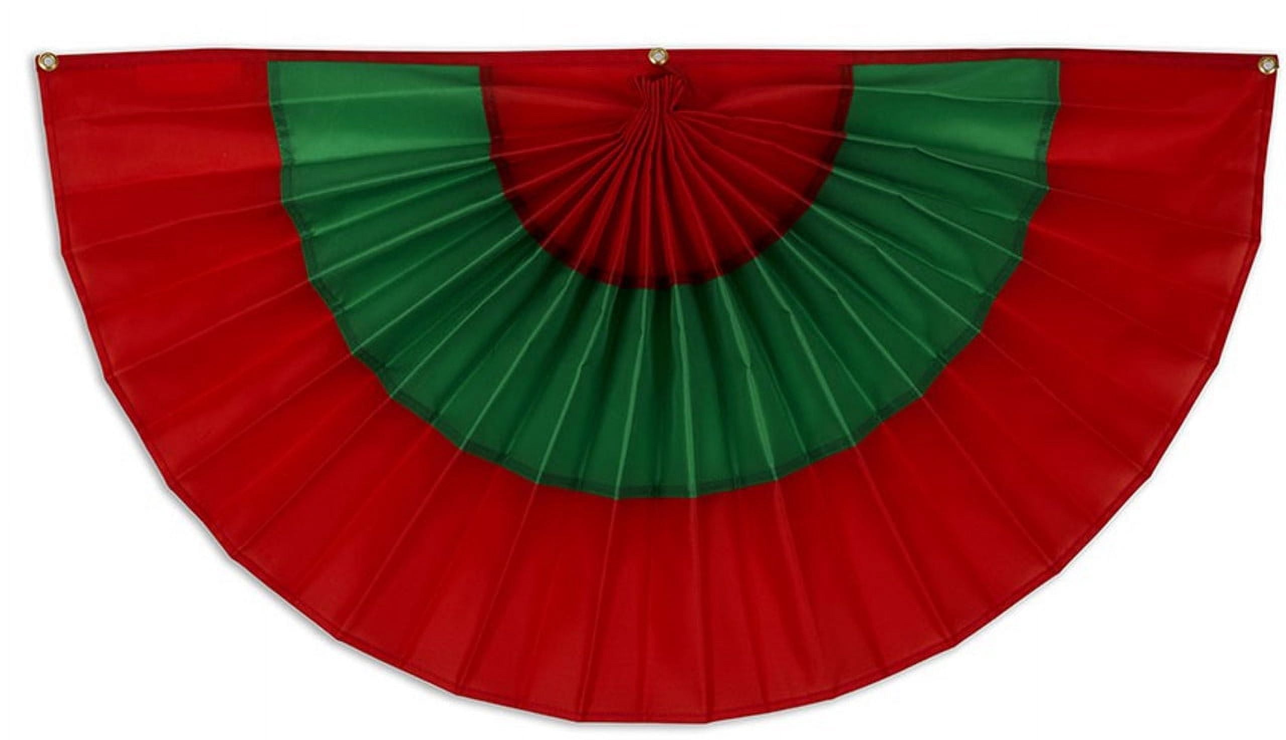 Christmas Cotton Flag Bunting by Old Glory Bunting. 1' x 2' Fully Sewn ...