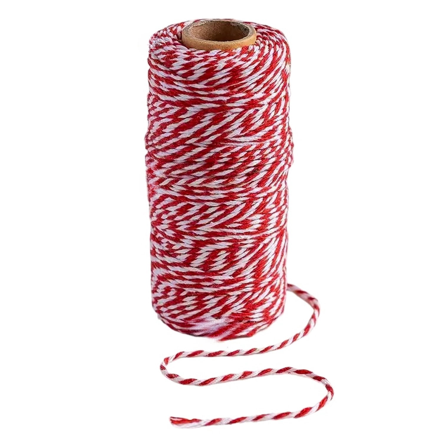 Bakers Twine Red and White Cotton String for Art Weaving Decorations ...