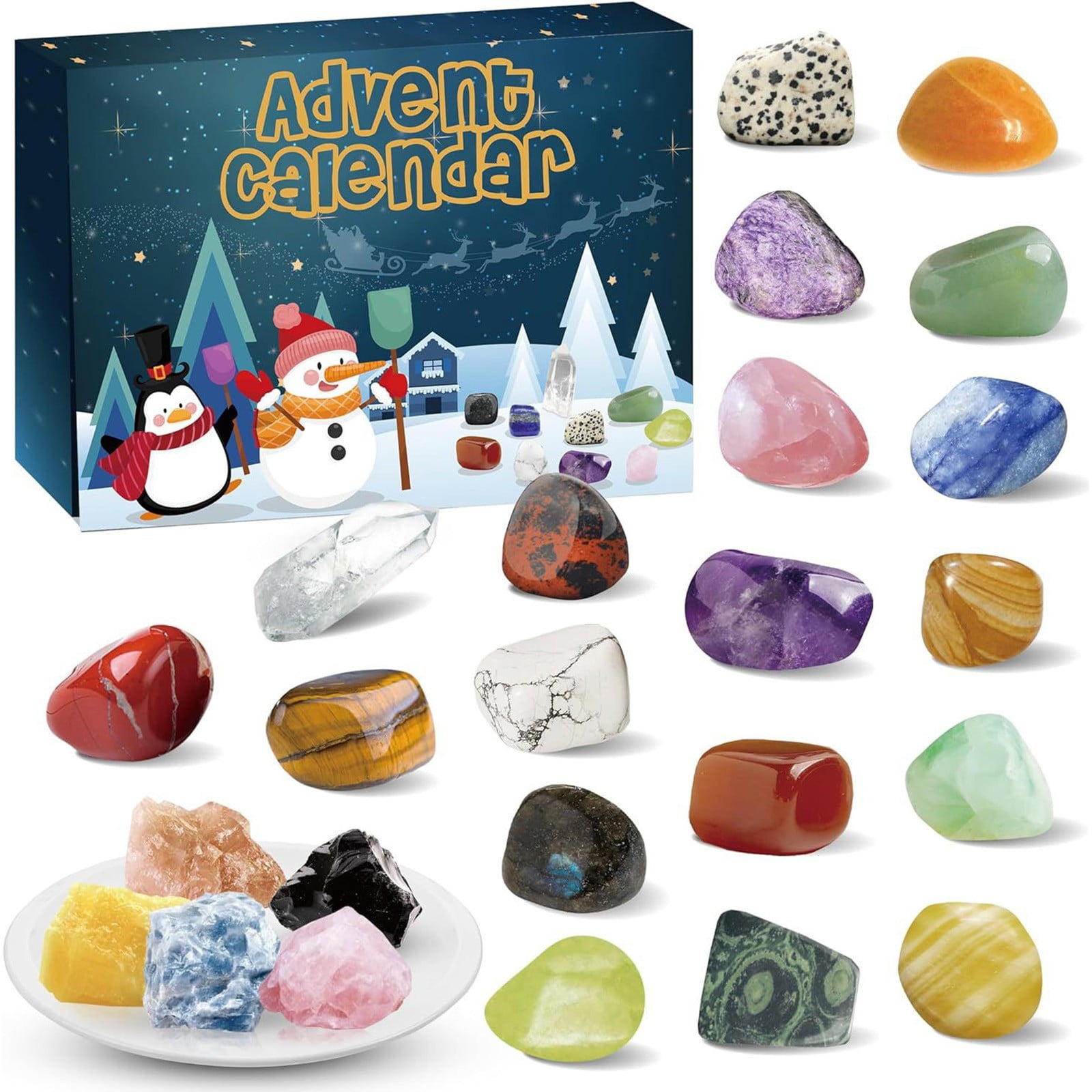 Christmas Countdown Advent Calendar 24 Days Boy Girls Advent Calendar ...