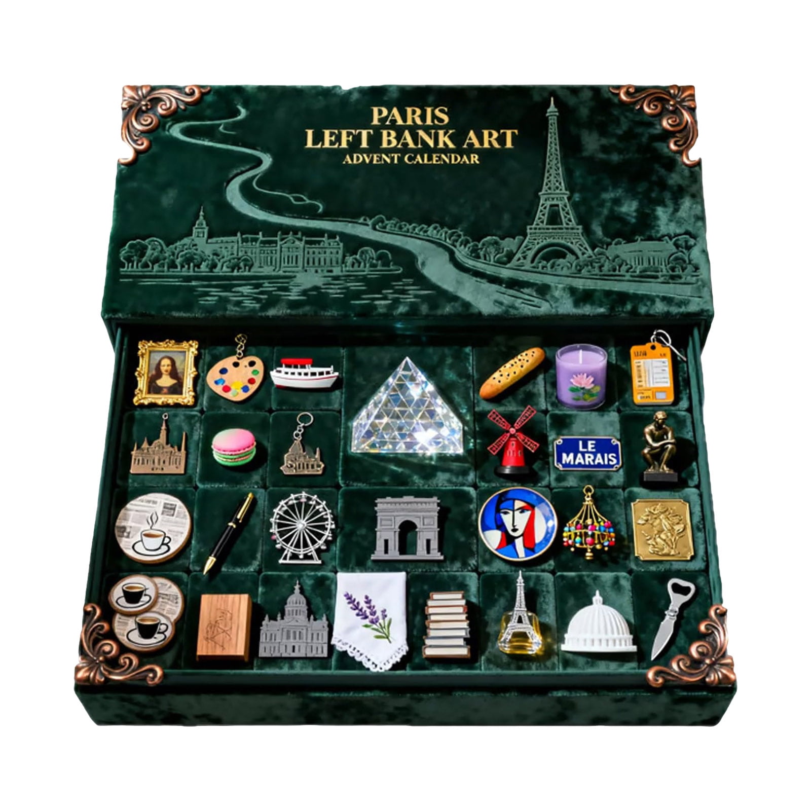 Christmas Countdown Calendar 2025: Unique Paris Left Bank Art Festival ...