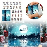 Christmas Countdown Calendar Advent Set with 24 Holiday Surprise ...