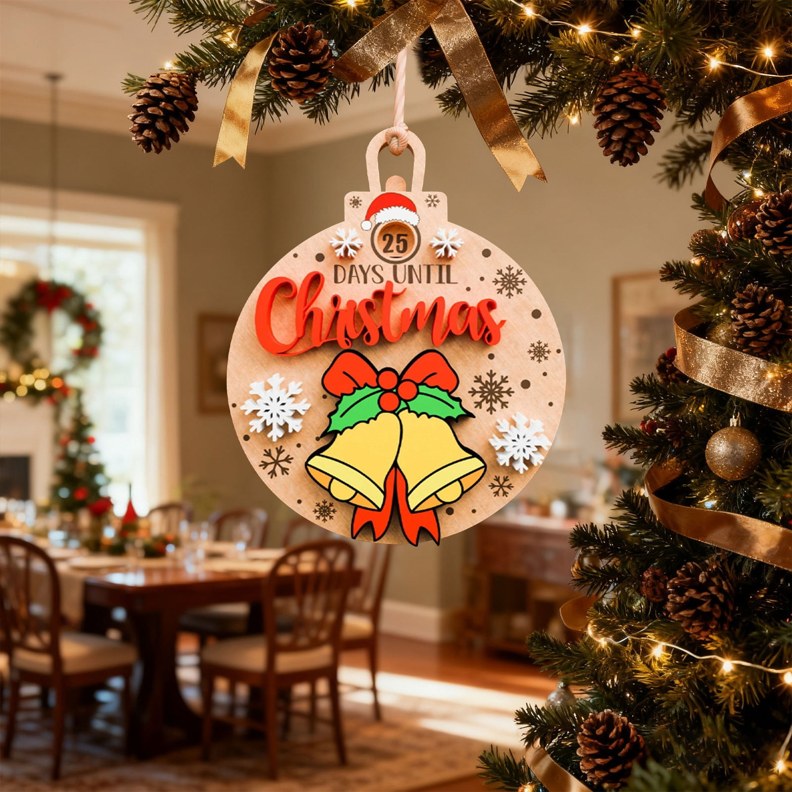 Christmas Countdown Decoration, Hanging Days Until Christmas Countdown ...