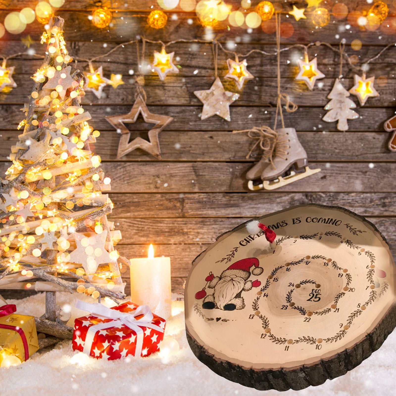 Christmas Countdown Ornaments/ Christmas Countdown Wood This Adorable ...