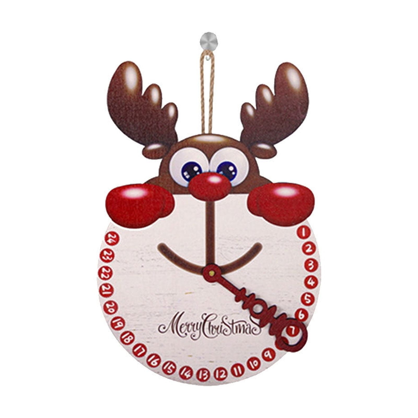 Christmas Countdown Ornaments Christmas Tree Hanging Wooden Christmas ...