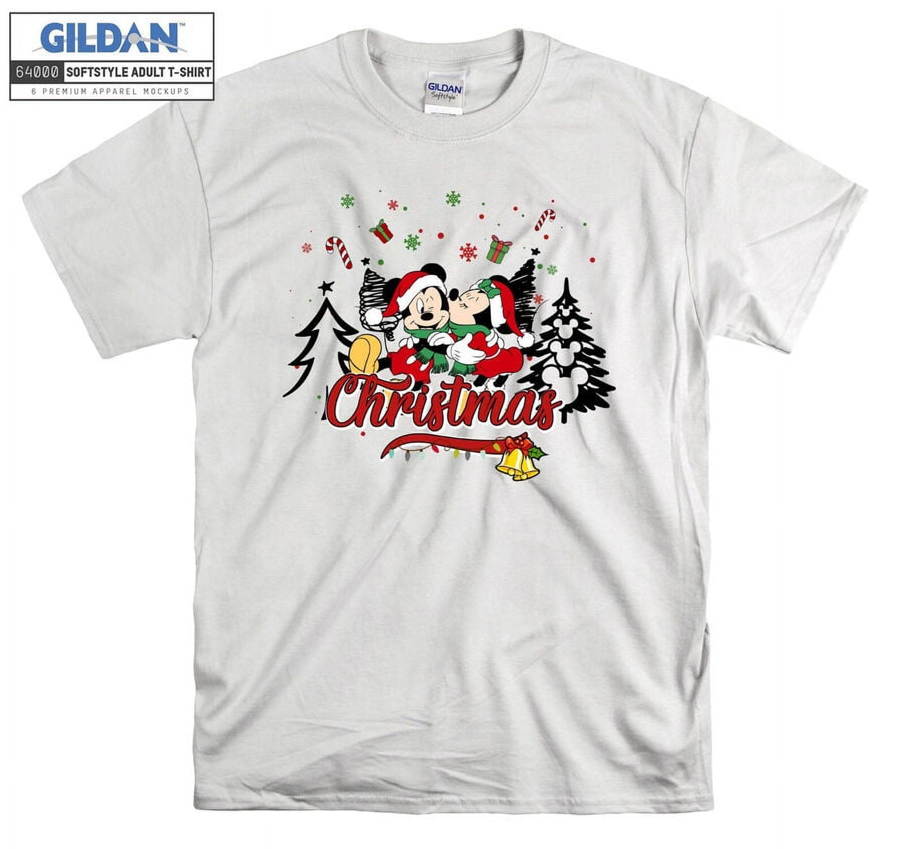 Christmas Couple Mickey Minnie T Shirt T Vintage Tshirt Men Women