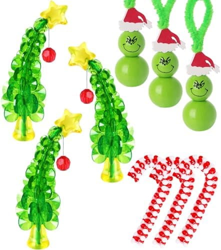 Christmas Crafts for Adults,30 Sets Christmas Beaded Ornament Kit to ...