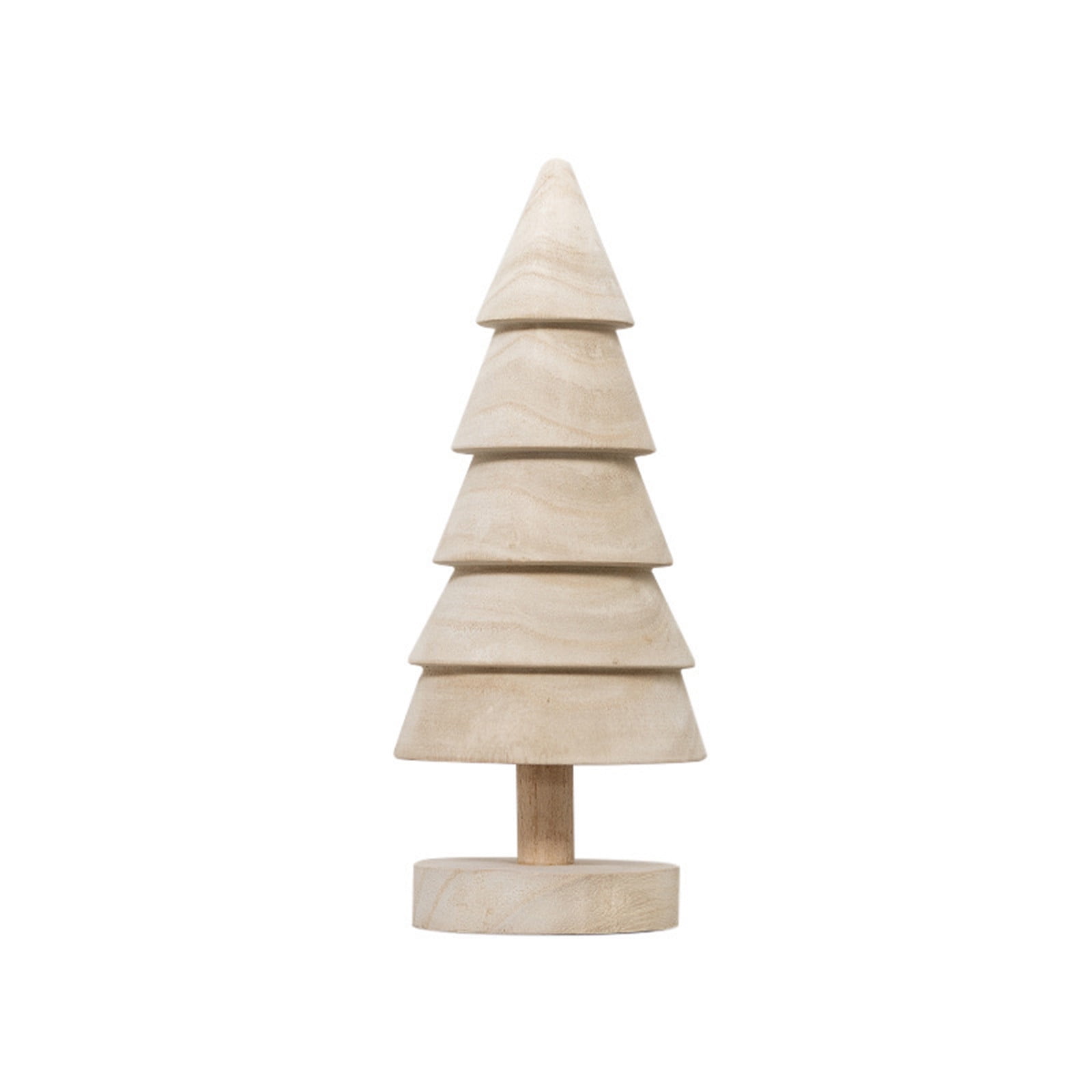 Christmas Crafts - Wooden Christmas Tree Decorations, Desktop Ornaments ...