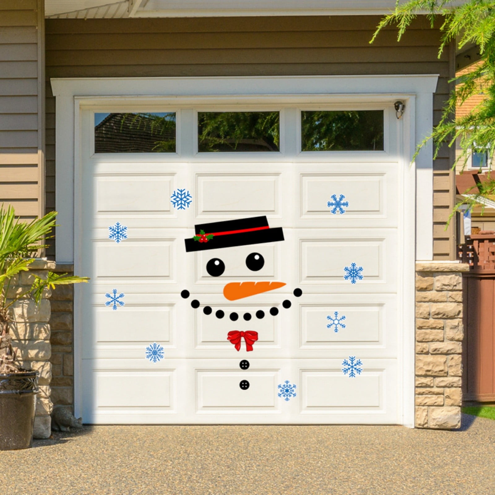 Christmas Create A Dreamy ! Garage Door Sticker Easy To Use With Just ...