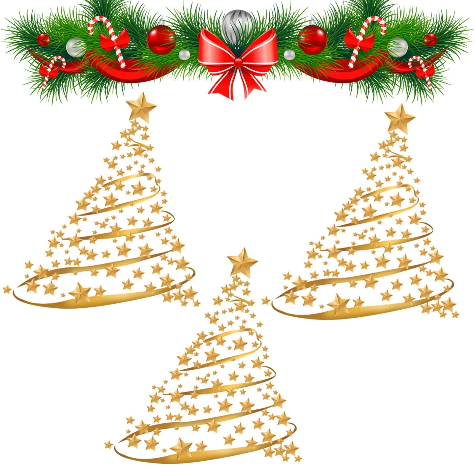 Christmas Creative Wall Sticker, 2026 New 3D Peel Cartoon Design ...