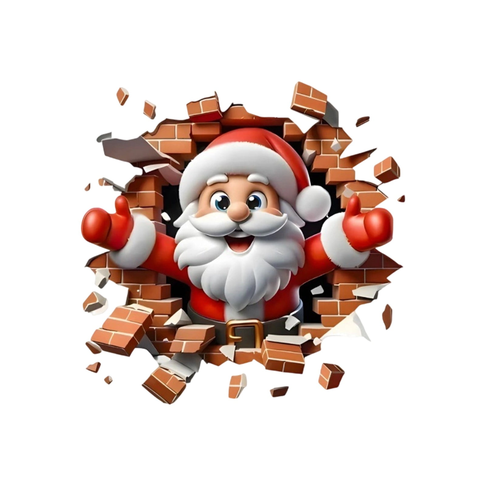 Christmas Creative Wall Sticker Series, 2026 New 3D Christmas Stickers ...