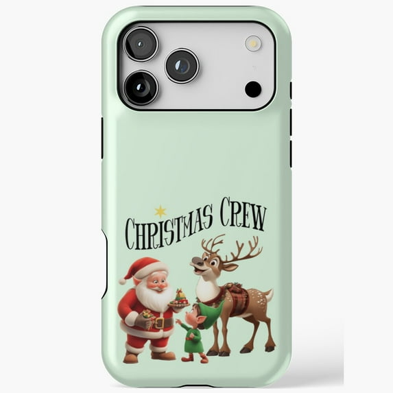 Christmas Crew Funny Group Party Team Case for iPhone 11 12 13 14 15 16 ...