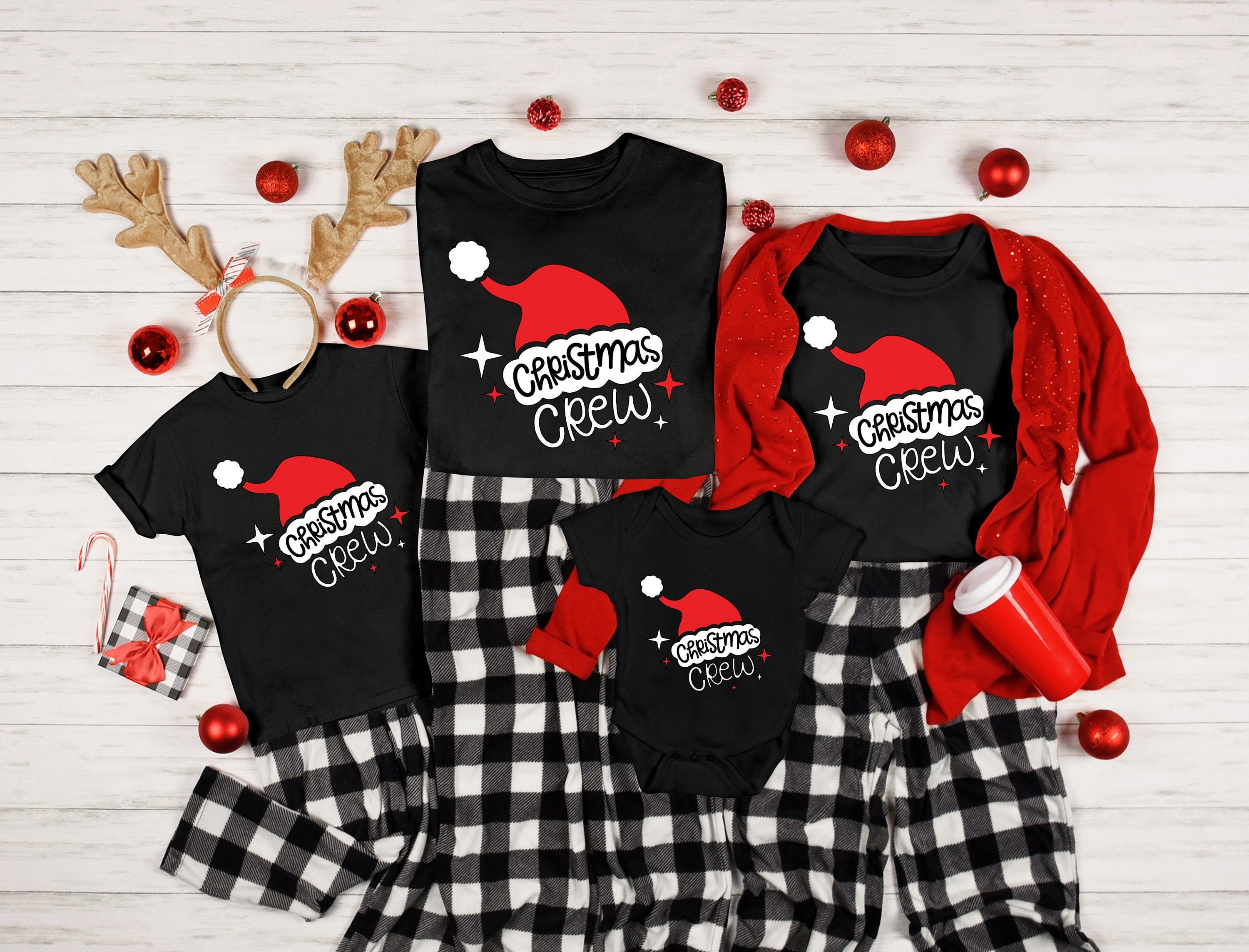 Christmas Crew Shirt Family Matching Christmas Shirt Christmas Pajama ...
