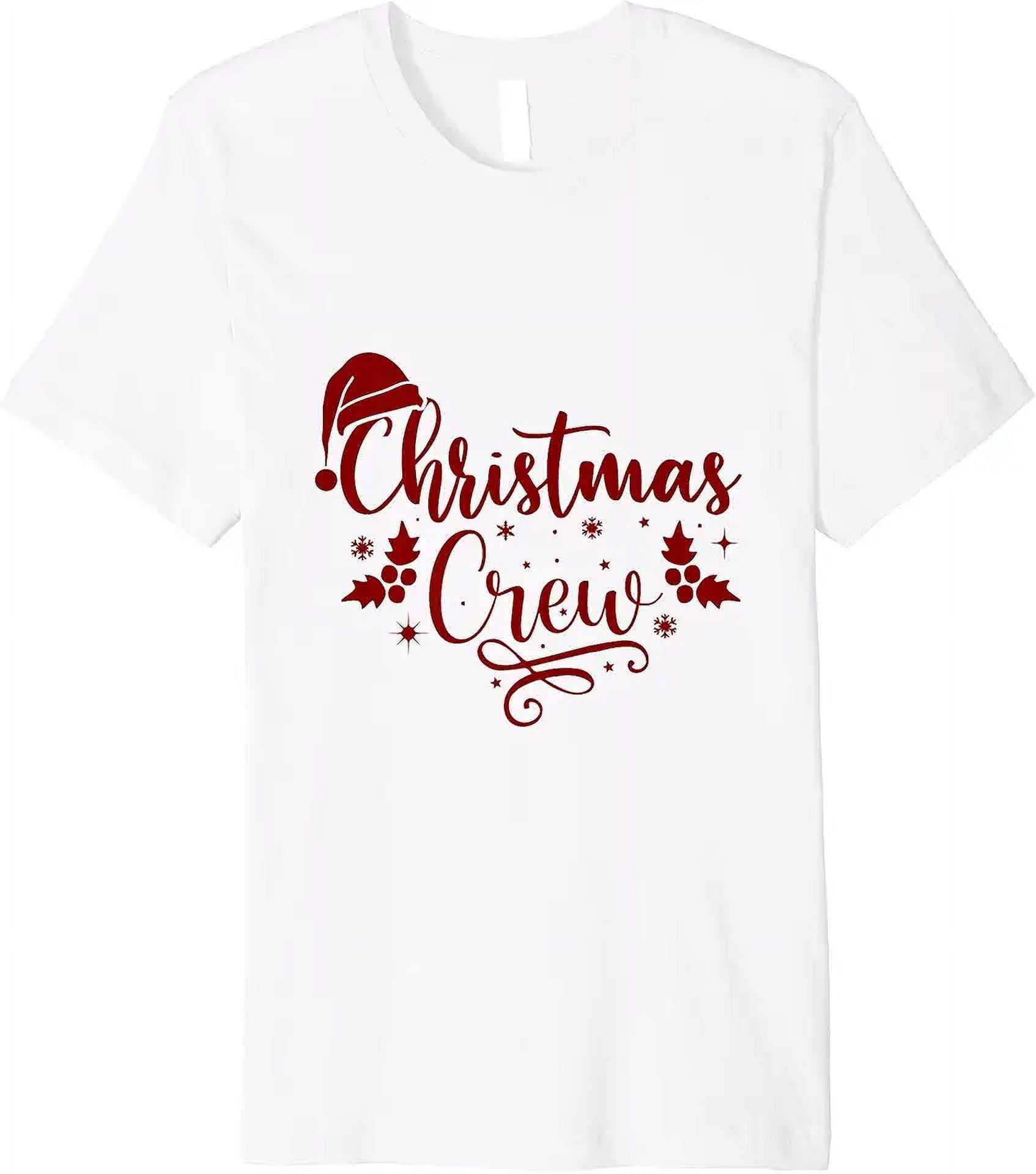 Christmas Crew Xmas Lights Pajama Happy Holiday Boy Girl Premium T ...