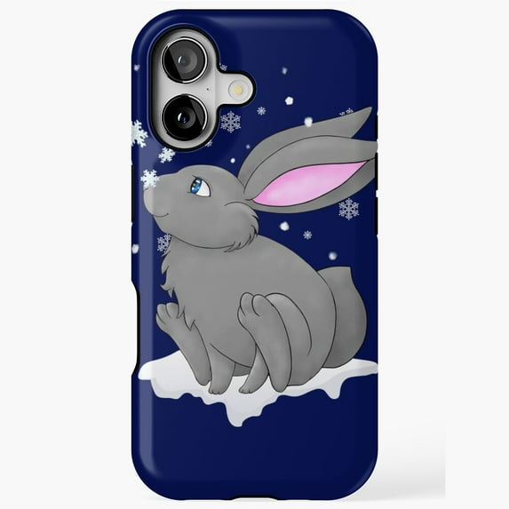 Christmas Critter Holiday Themed Bunny Phone Case 17 16 15 14 13 12 11 ...