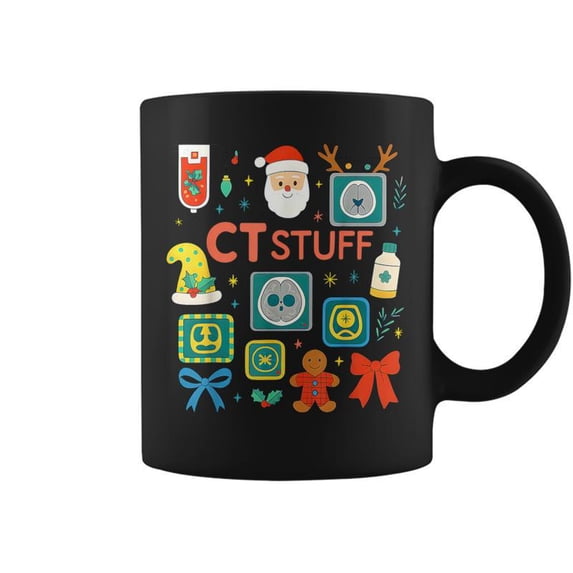Christmas Ct Scan Cat Scan Radiographer Medical Imaging Coffee Mug ...