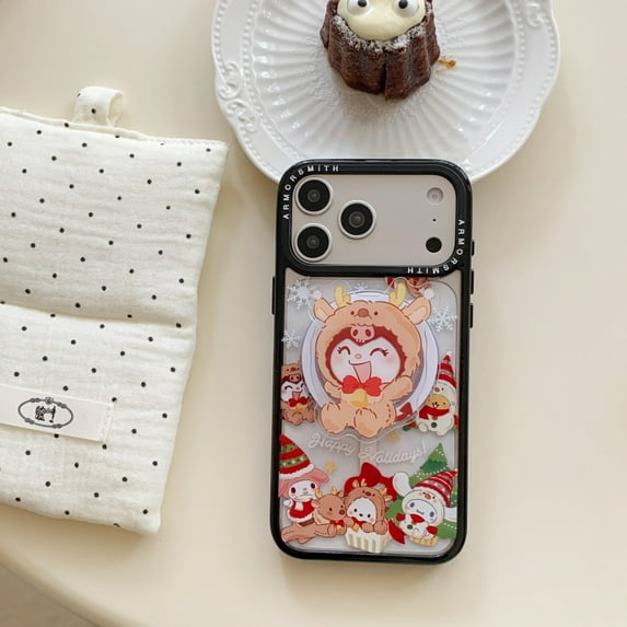 Christmas Cute Cartoon Sanrio Hello Kitty Kuromi Melody Phone Case for iPhone 17 16 15 14 13 12 ...