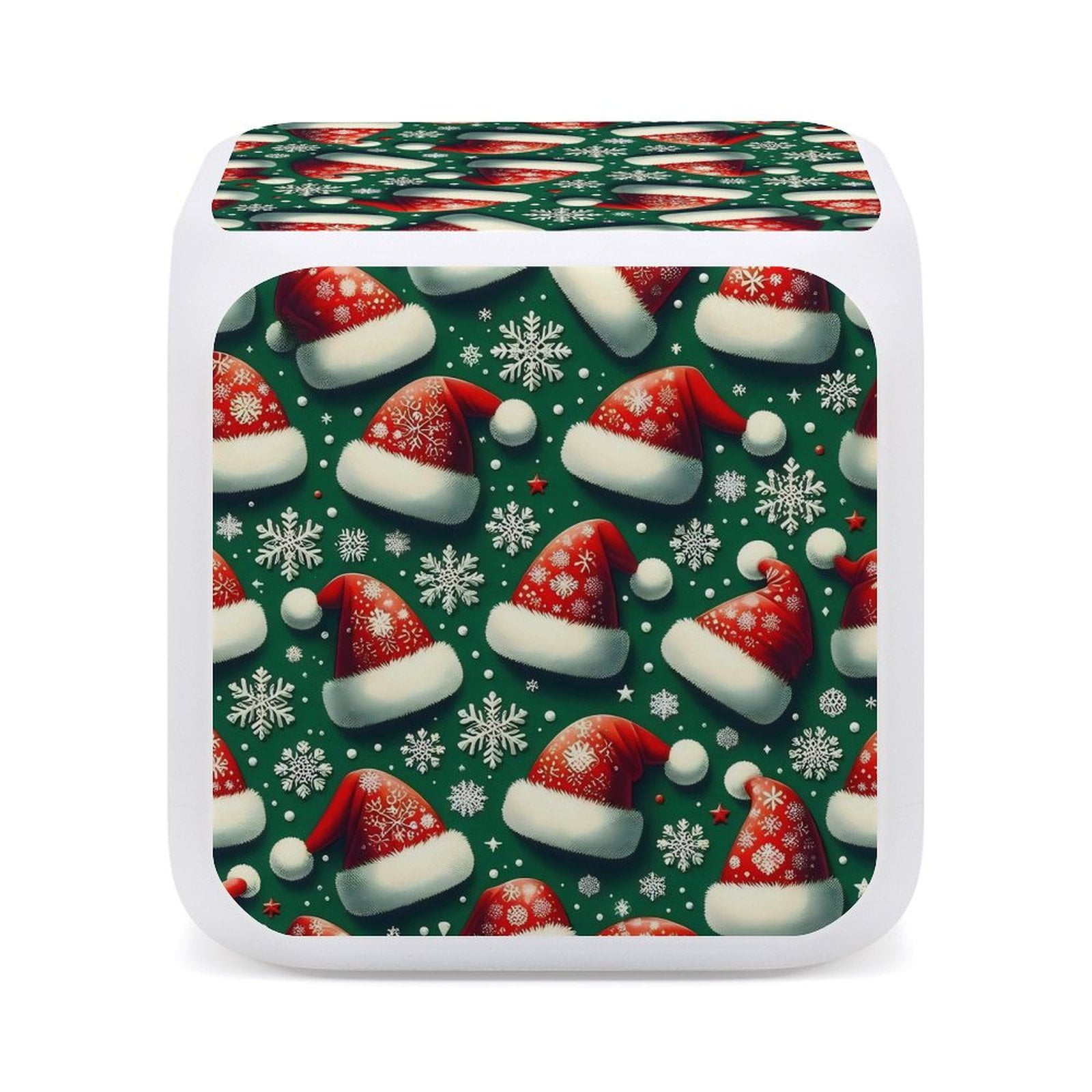 Christmas Cute Cartoon Seven-Color Changing Alarm Clock Home Decor ...