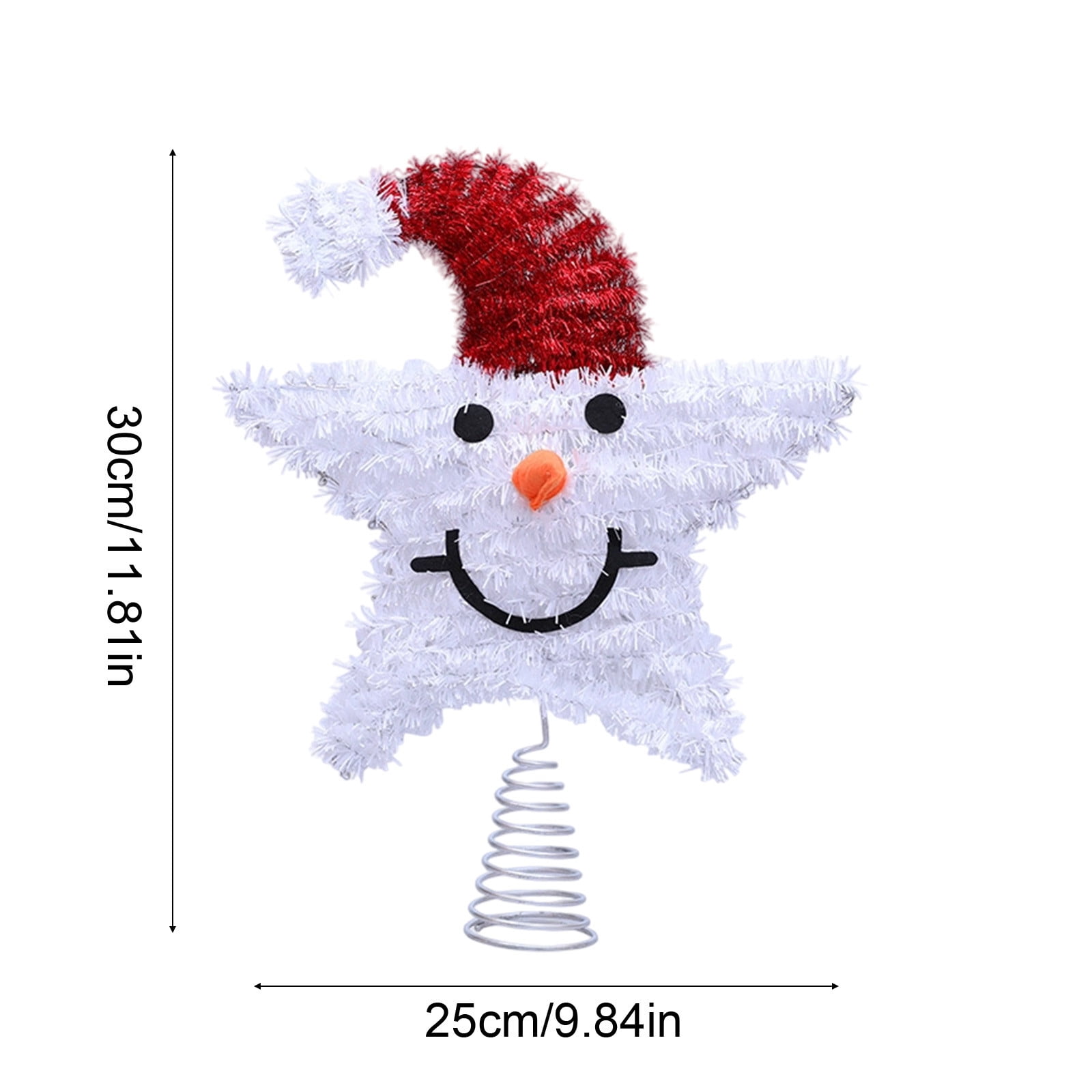 Christmas Cute Snowman Treetop Star Christmas Tree Home Decoration ...