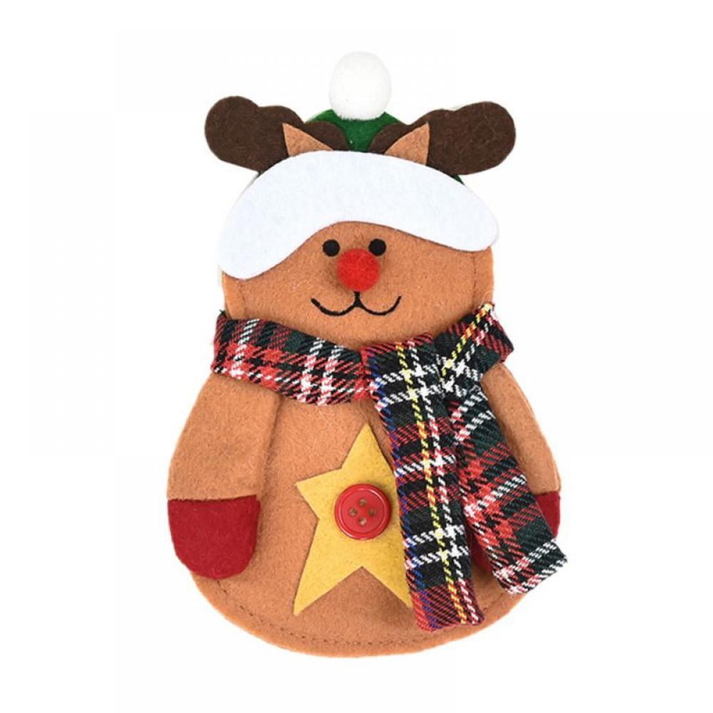 Christmas Cutlery Holders Suit,Silverware Pockets Knifes Forks Spoons ...