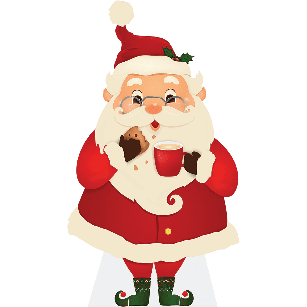 Christmas Cutout (Santa Claus) Lifesize Cardboard Cutout Standee ...