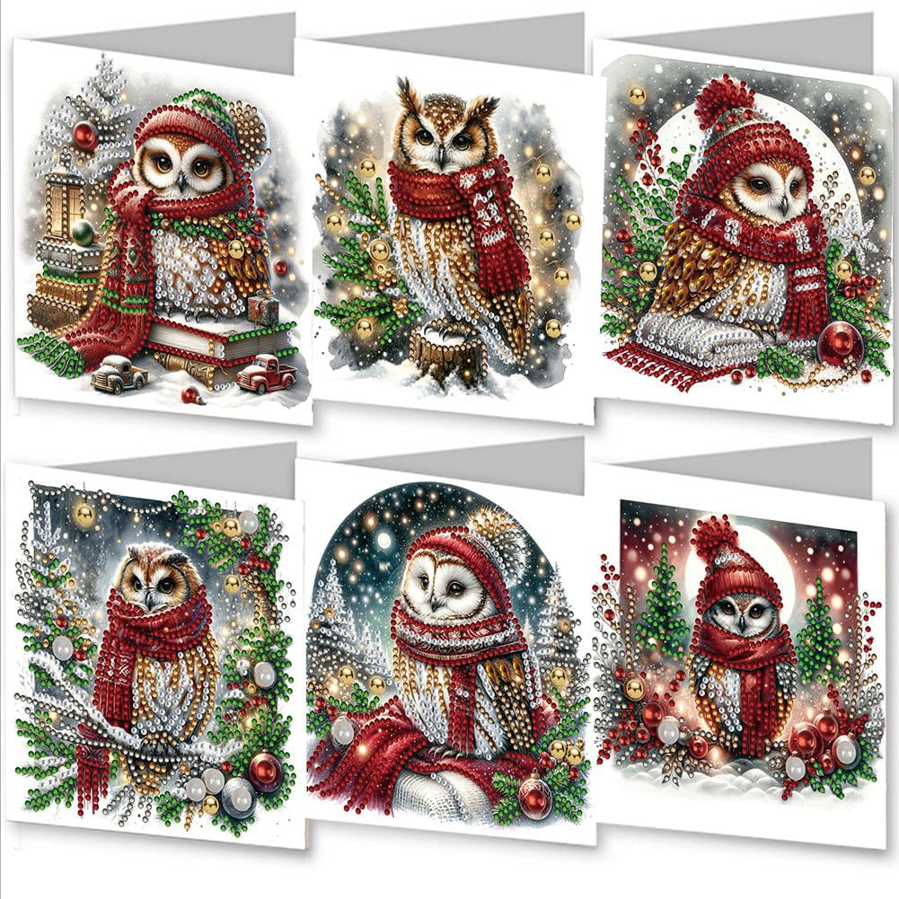 Christmas DIY Greeting Cards Set: 5D Craft Activity for Family and ...