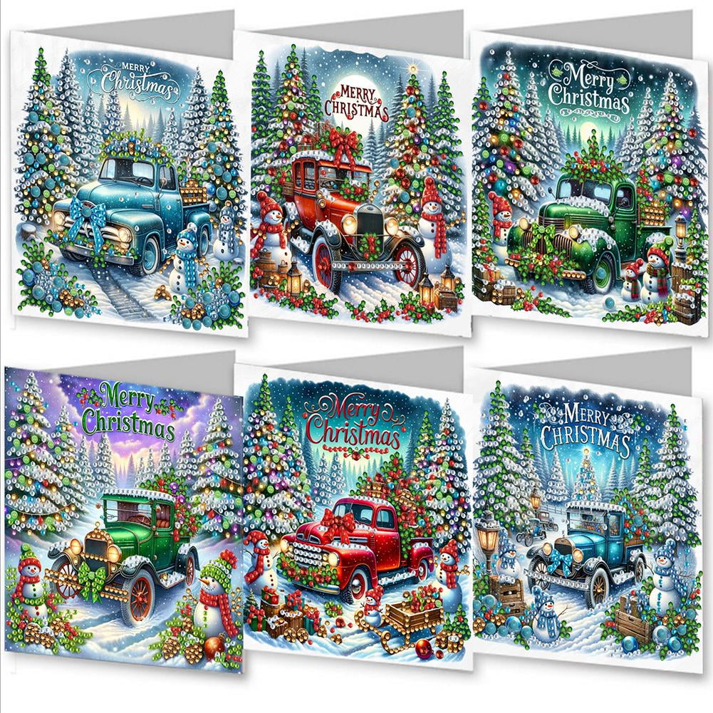 Christmas DIY Greeting Cards Set for Creating Memorable Holiday Moments ...