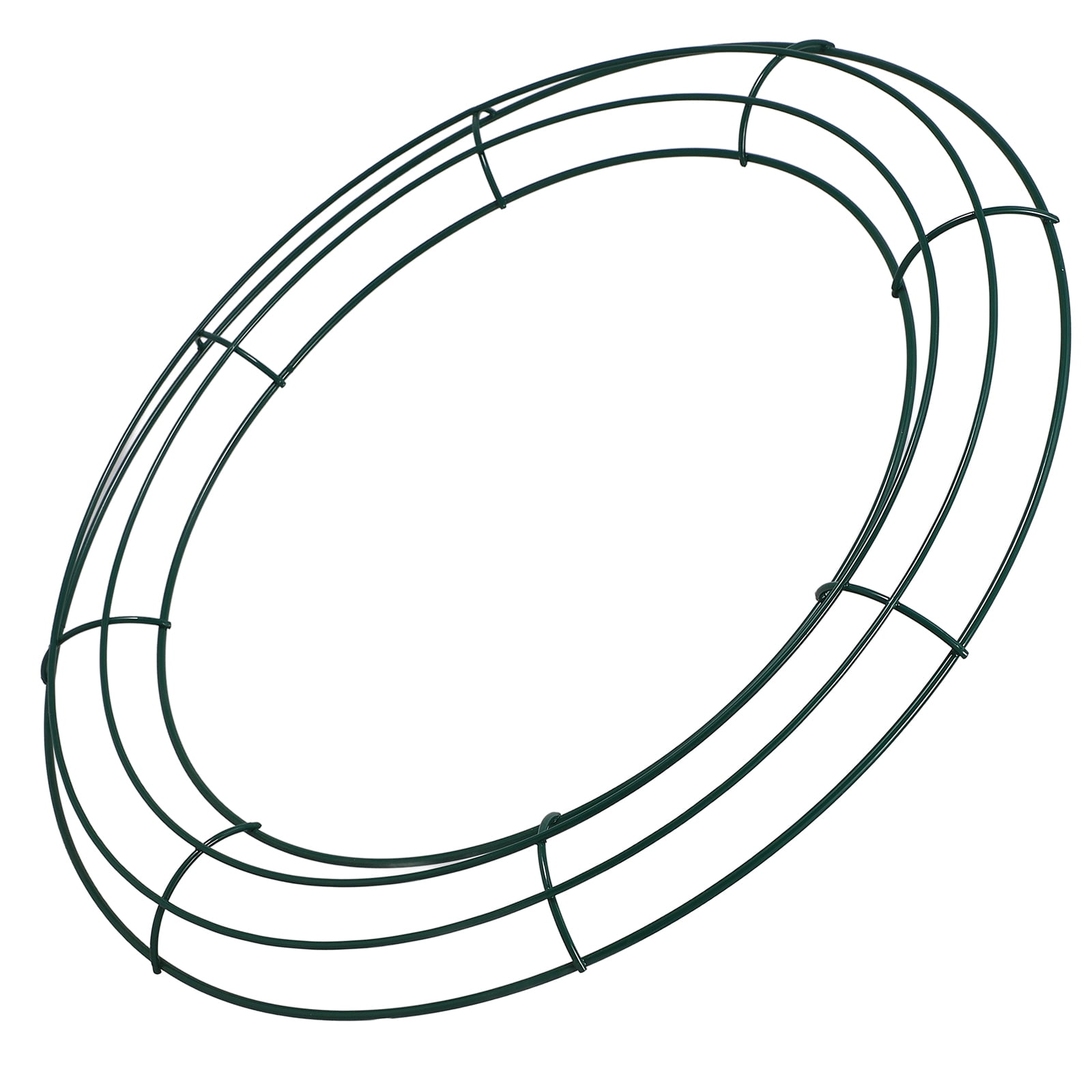 Christmas DIY Iron Wreath Frame Iron Wreath Frame Round Shaped Garland ...